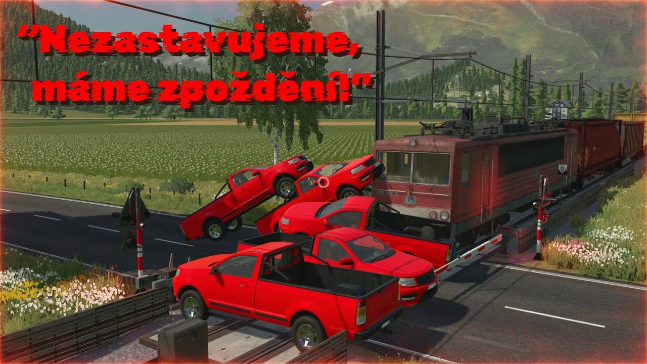 Trains in Farming Simulator 22 (PlayStation 5) 🚂🚗 - YouTube