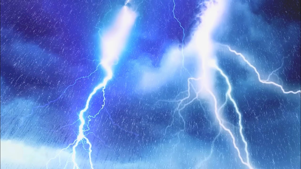 EPIC LIGHTNING & THUNDERSTORM Sounds For Sleeping, Relaxing, Stress ...