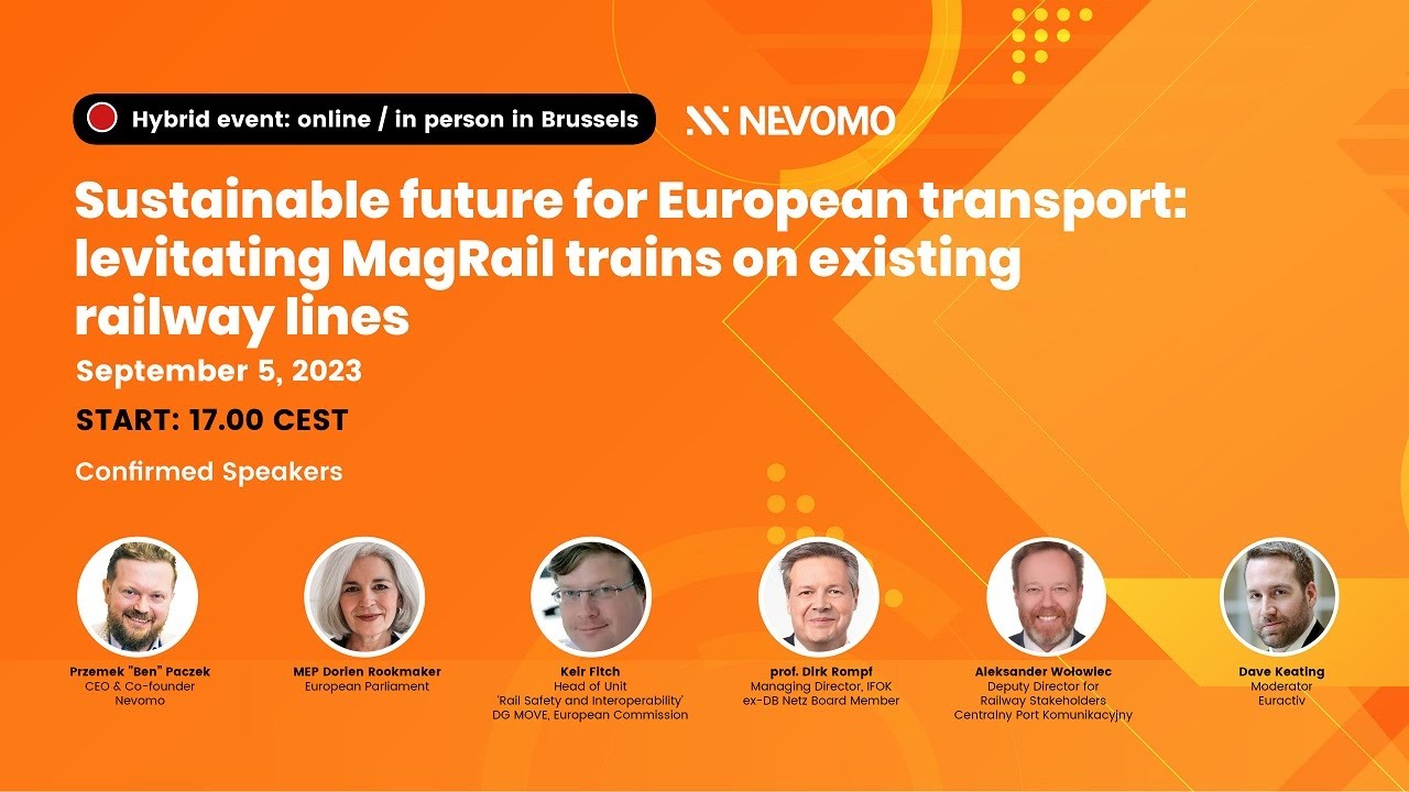 Save the date: Nevomo's MagRail World Premiere - September 5, 2023 hrs ...