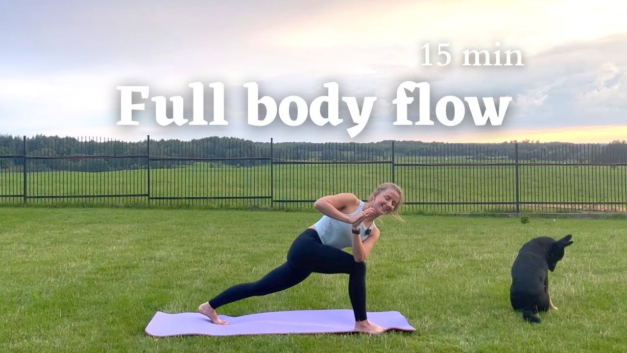 15 min Yoga for Flexibility & Strength | Full body focused flow - YouTube