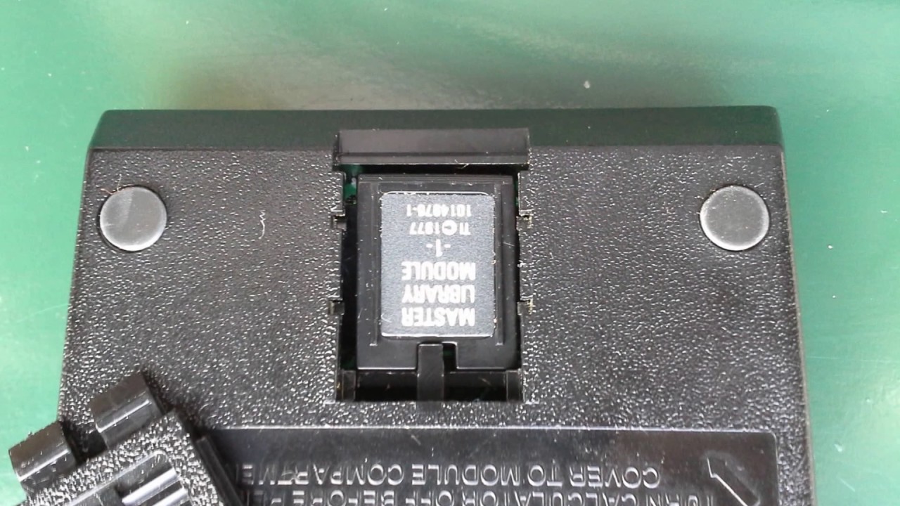 Vintage Calculator Texas Instruments TI Programmable 59 USA - YouTube