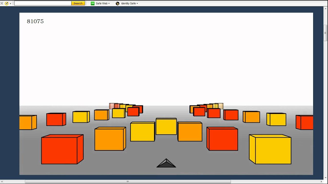 Hacked cubefield - YouTube