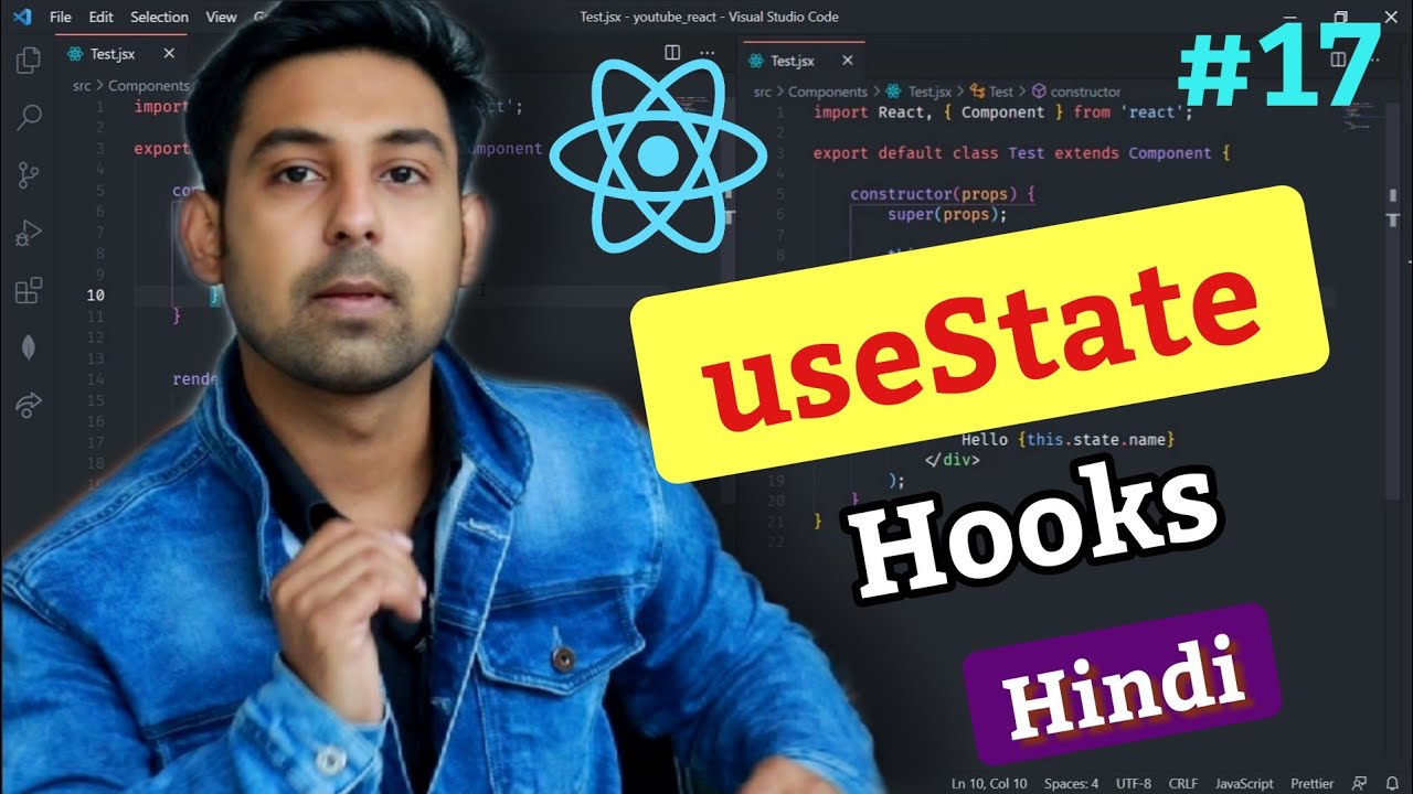 17 Reactjs Usestate Hook State In Function Component Explain In Hindi By Nirbhay Kaushik