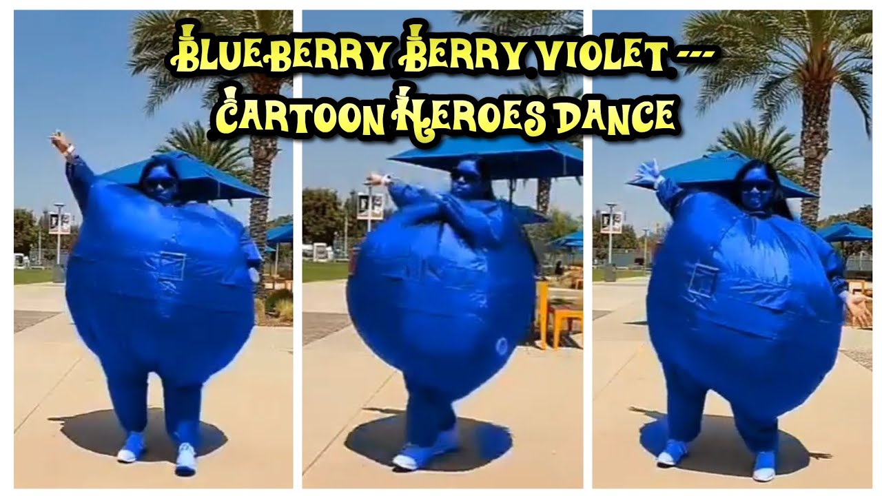 Blueberry Berry Violet - Cartoon Heroes Dance - YouTube