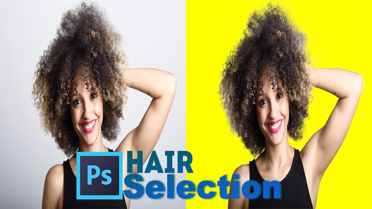 CARA CEPAT DAN MUDAH SELEKSI RAMBUT KRIBO DI PHOTOSHOP CC - YouTube