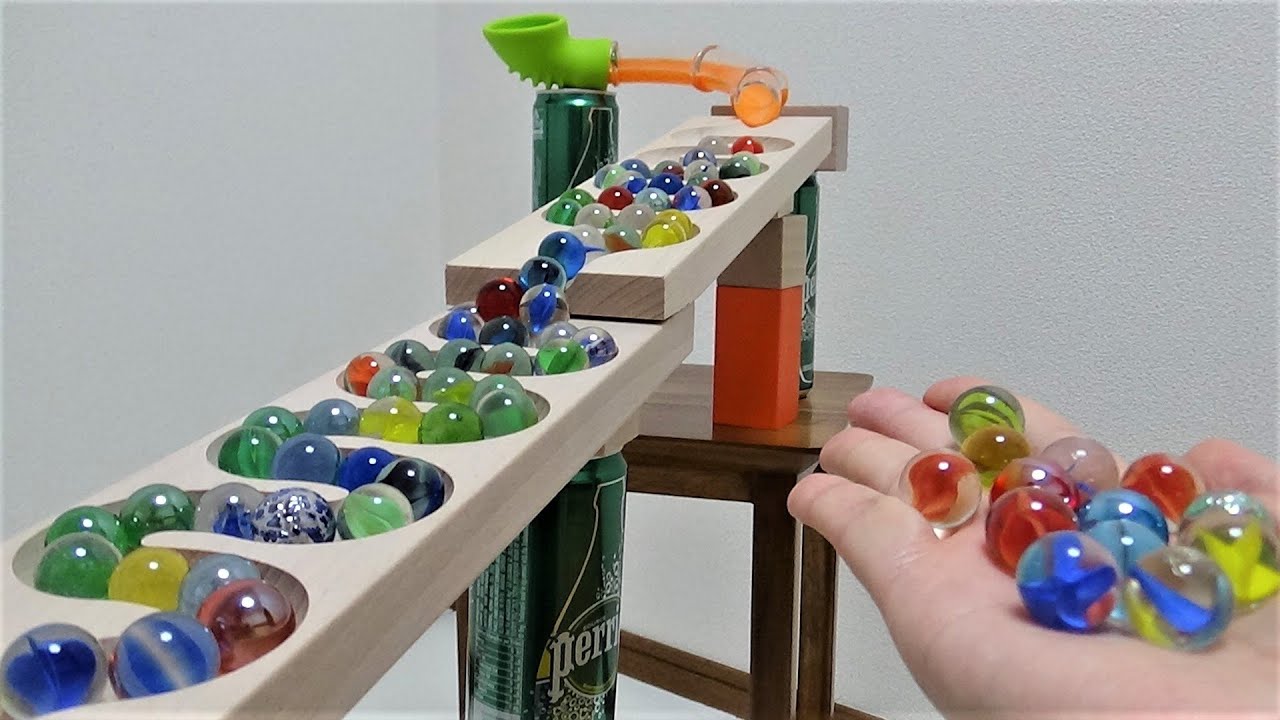 Marble Run Race ASMR ★ Cubolo,Haba & Perrier Building Course.Reverse ...