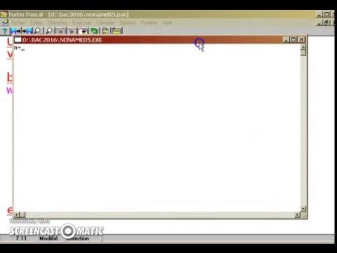 gotoxy pascal - YouTube