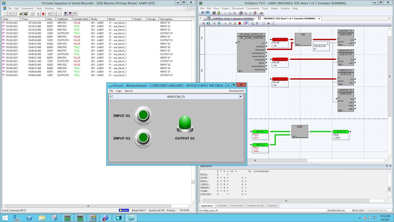 EP3 - Using InTouch Communication with the Triconex Emulator - YouTube
