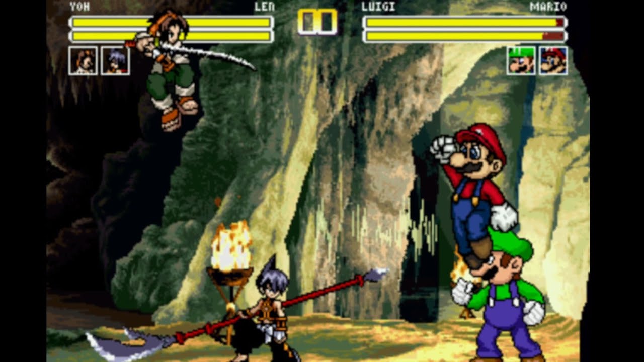 Yoh Asakura, Tao Ren of Shaman King vs Mario & Luigi - YouTube