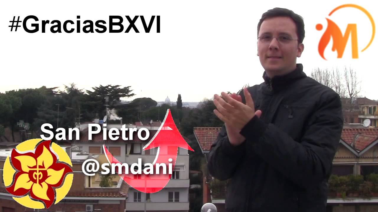Daniel Pajuelo (@smdani) aplaude al Papa desde Roma - YouTube