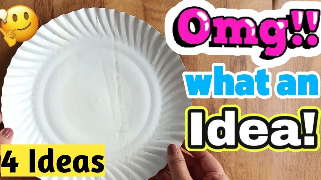 Best out of waste paper plates crafts | Easy paper plate crafts ...