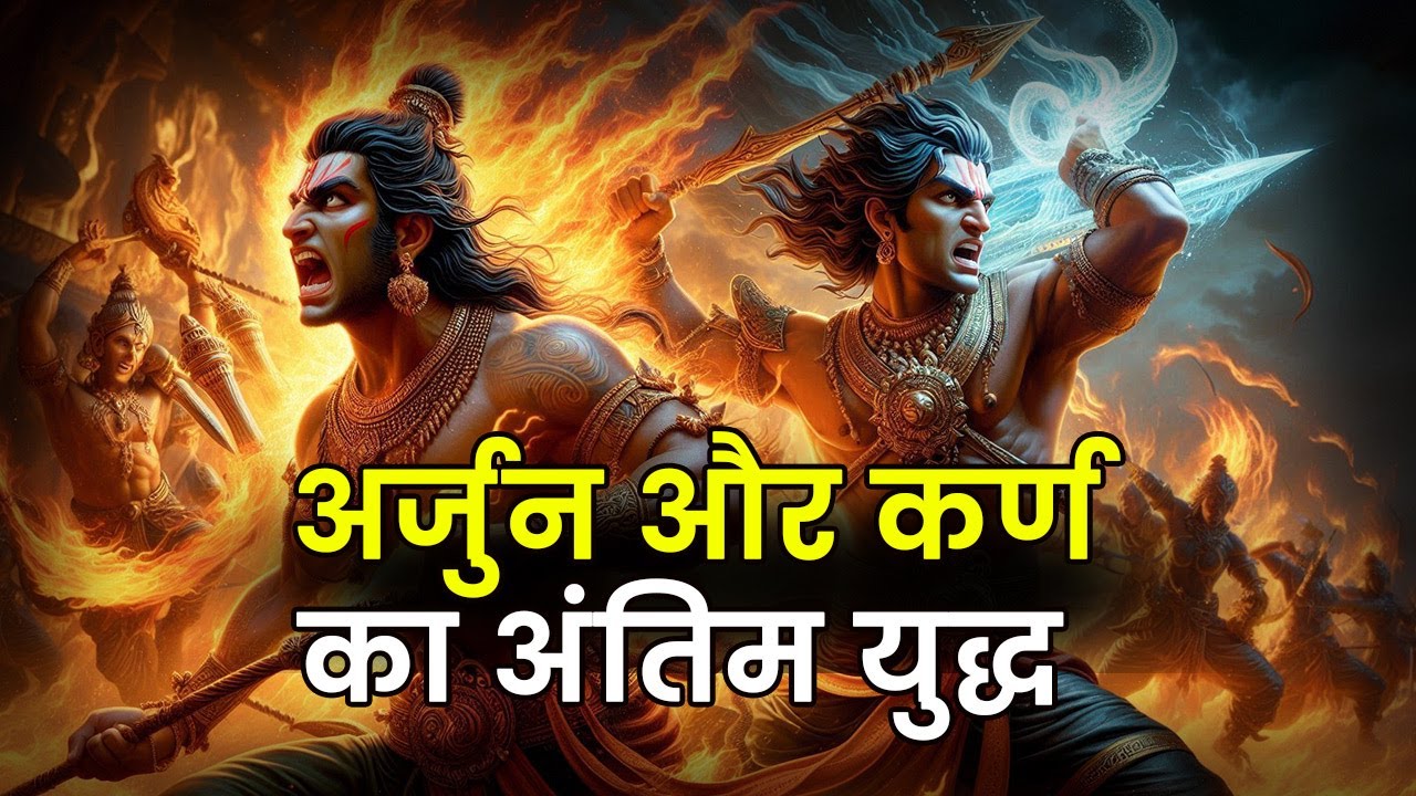 महाभारत: Arjun और karn का अंतिम युद्ध | #mahabharat #karan #arjuna ...