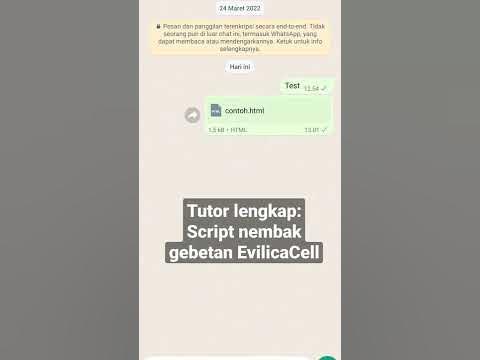 kirim file Script HTML nembak gebetan | Script bucin lewat HP - YouTube