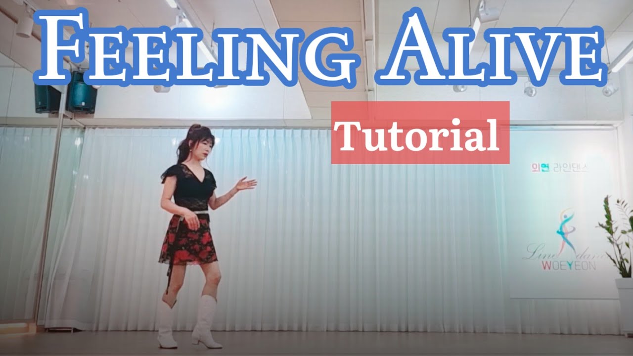 👠Feeling Alive LineDance/필링 얼라이브 라인댄스/Beginner/Woeyeonlinedance - YouTube