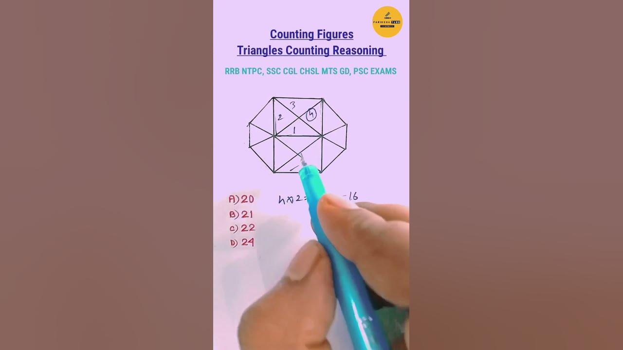 Count The Figure 🌺 Logicaltrick Logicalreasoning Mathstricks Logicallreasoning