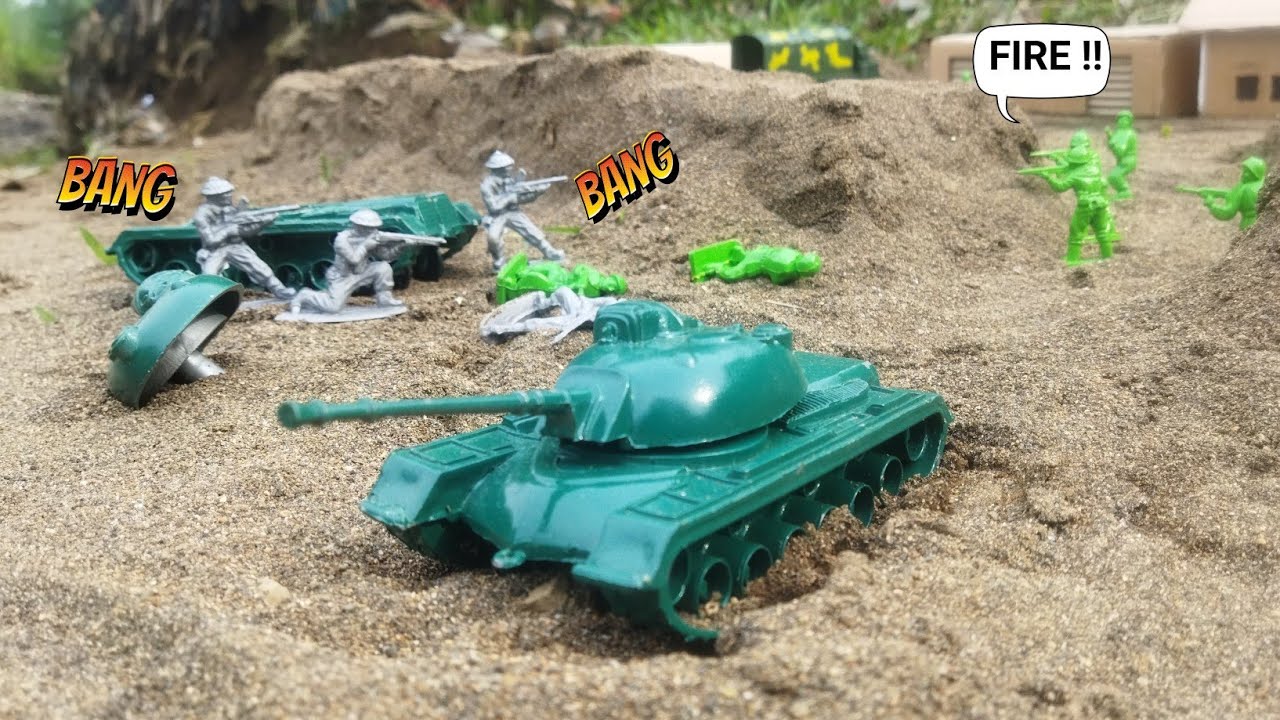 ARMY MEN STOP-MOTION WAR | THE GRAY ATTACK - YouTube