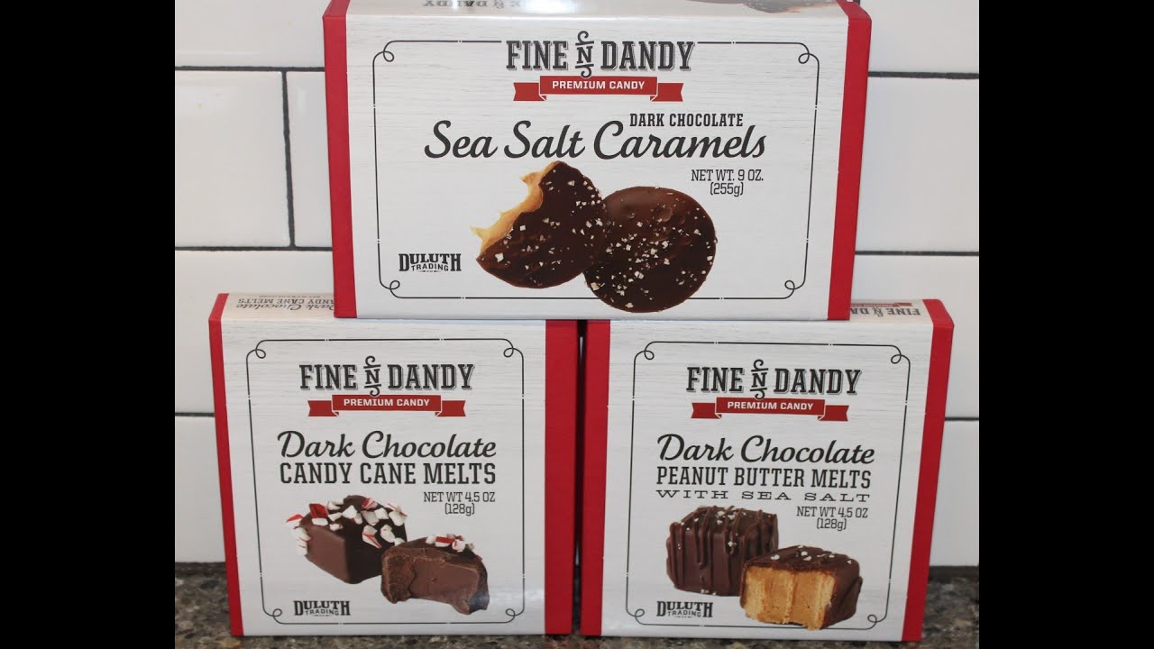 Duluth Trading Company Fine & Dandy: Sea Salt Caramels, Candy Cane Melts, Peanut Butter Melts ...