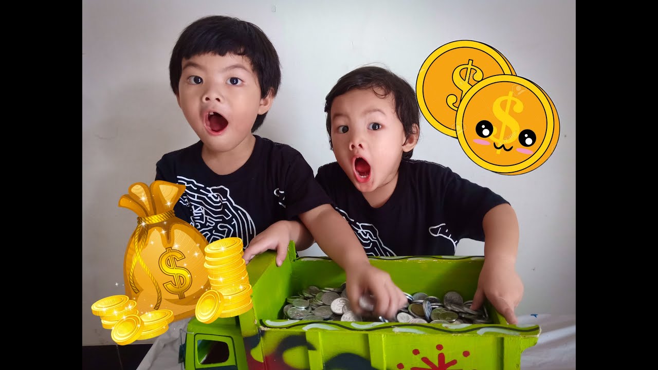 Buka Celengan Koin | Qahthan Qeenan #3 - YouTube