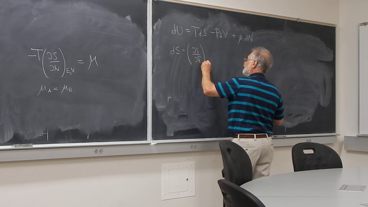 Diffusive Equilibrium and Chemical Potential - YouTube