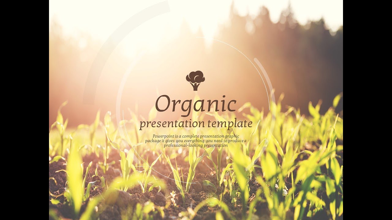 Organic Animated Presentation Template - YouTube