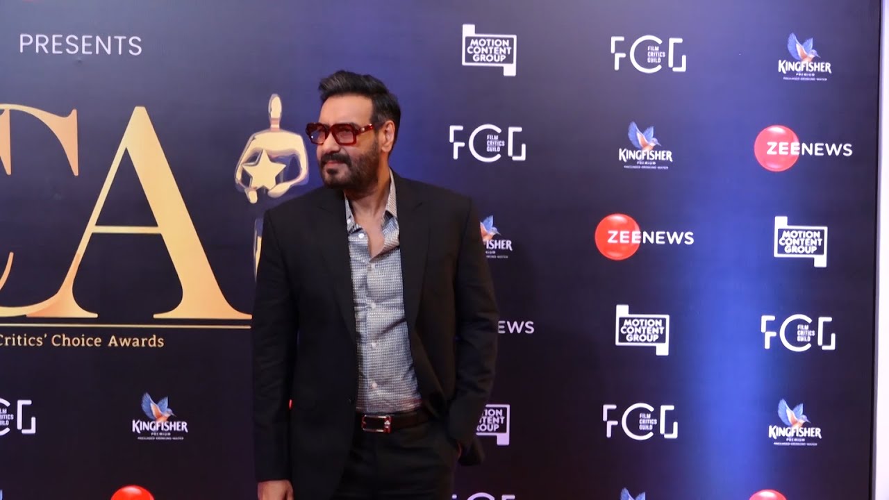Ajay Devgn At The Red Carpet Of The 5th Edition Of Critics’ Choice ...