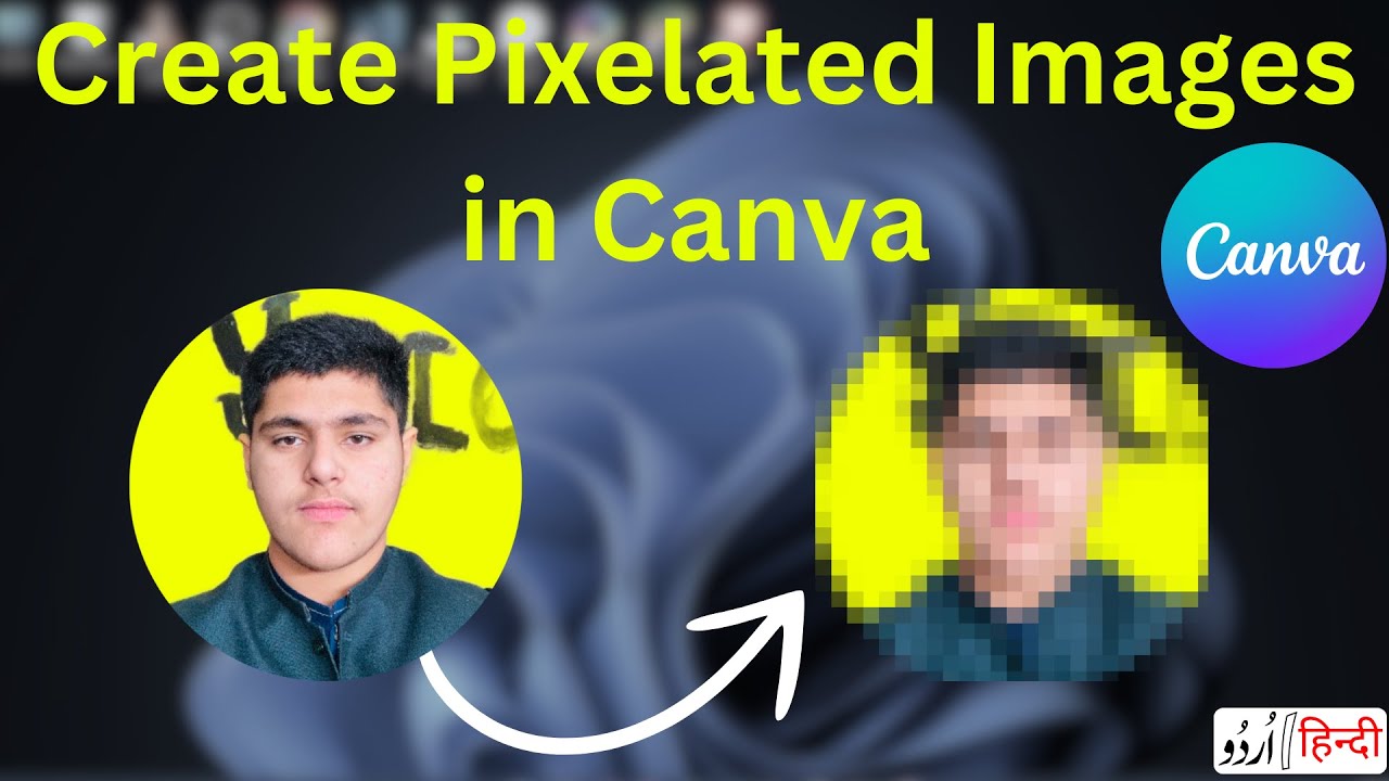 Create Pixelated Images in Canva: Quick Tutorial - YouTube