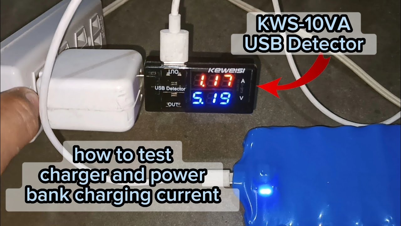 Medidor de voltaje USB tester voltaje - amperaje KEWESI KWS-10VA ...