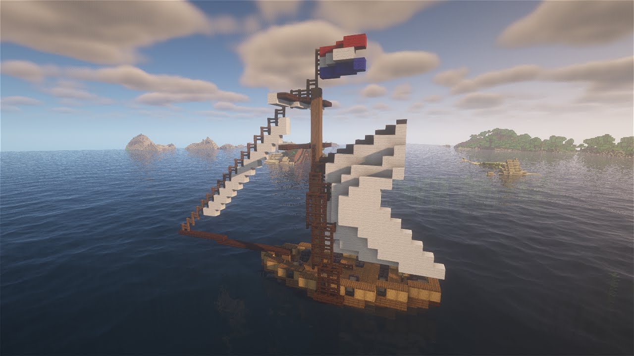 Minecraft Tutorial: Build An Easy Ship - YouTube