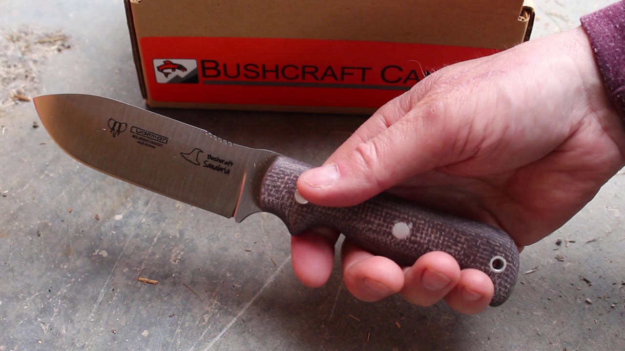 Cudeman Sanabria Bushcraft knife view by www bushcraftcanada com - YouTube