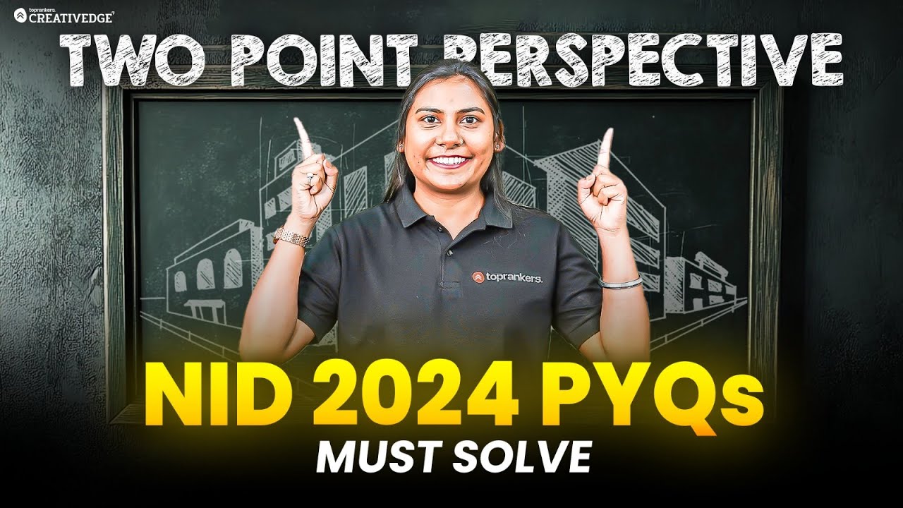 NID 2024: One Point Perspective PYQs Solved 🏻| Most Important Topic ...