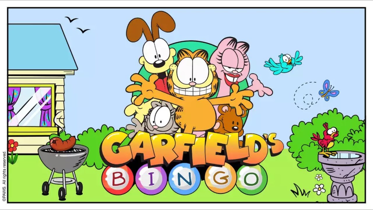 Garfield's Bingo - first play video game review! - YouTube