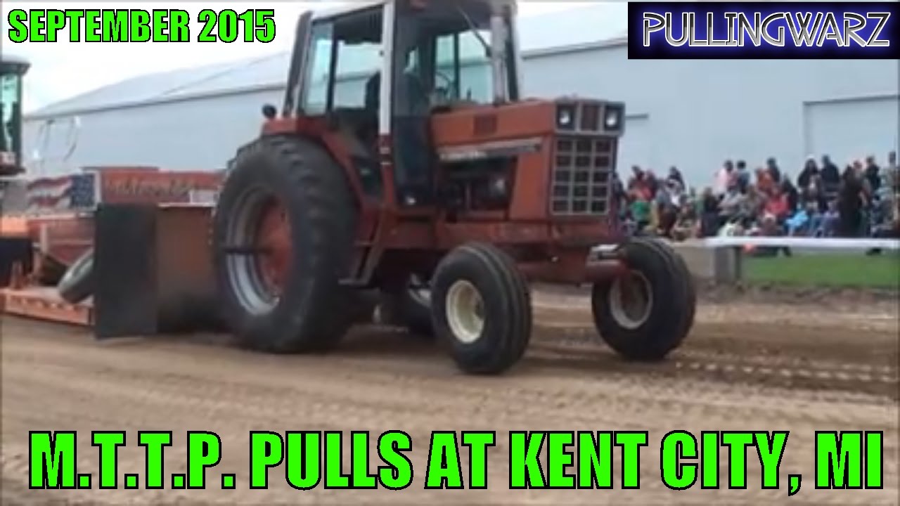 CHARLES SCHADE PULLS IN FIELD FARM TRACTOR CLASS, MTTP PULLS AT KENT ...