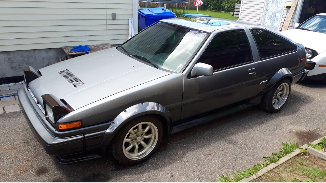 1987 Corolla GTS AE86 first startup! Take two! - YouTube
