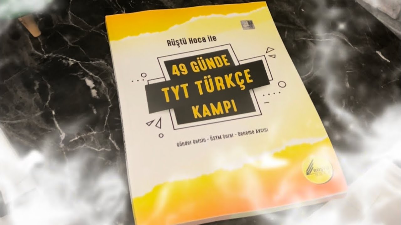 49 Günde TYT Türkçe Kamp Kitabı | RÜŞTÜ HOCA - YouTube
