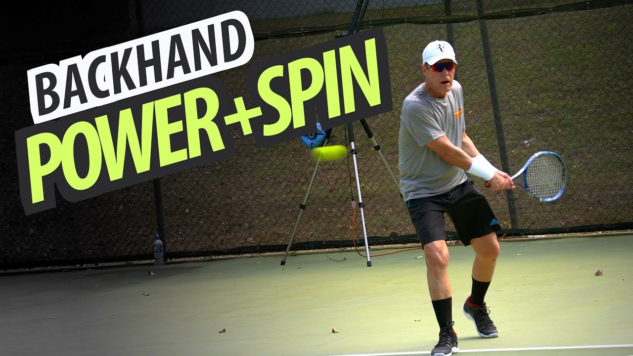 POWER and SPIN Two Handed Backhand Tennis Lesson (Part 2 of 2) - YouTube