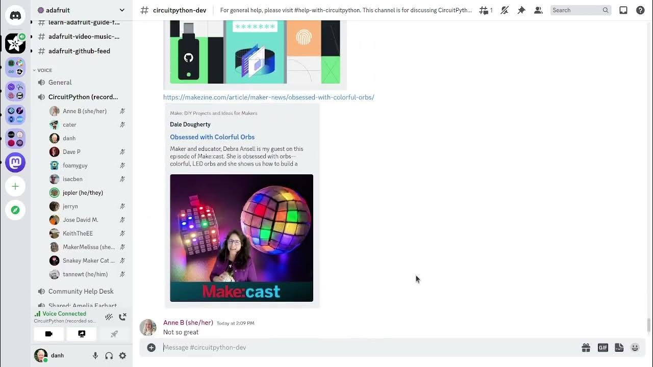 CircuitPython Weekly Meeting for March 13, 2023 @circuitpython #circuitpython #adafruit - YouTube