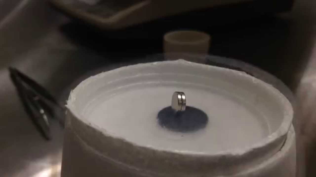 Efecto Meissner en superconductor de YBCO // CUCEI // UDG - YouTube