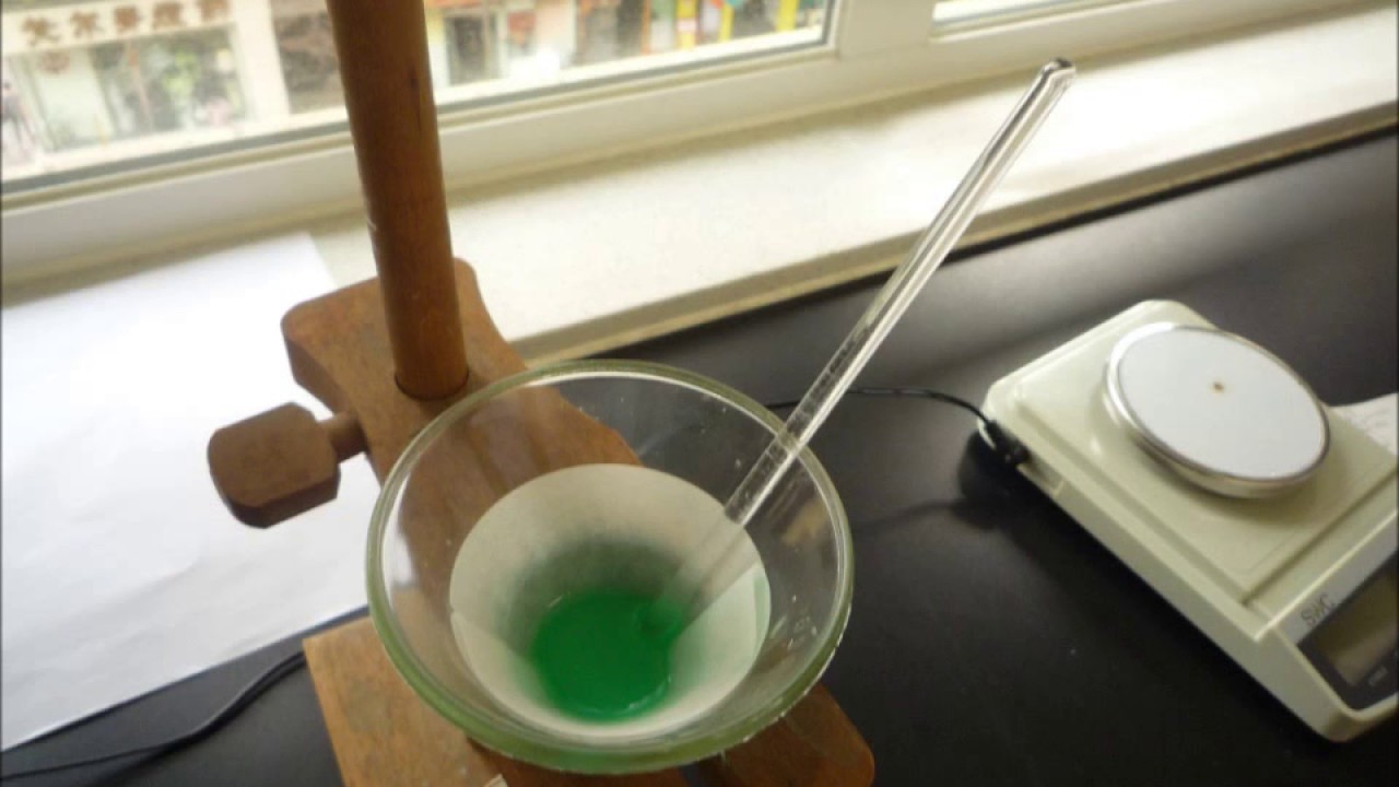 Making Nickel (II) sulphate crystals - YouTube