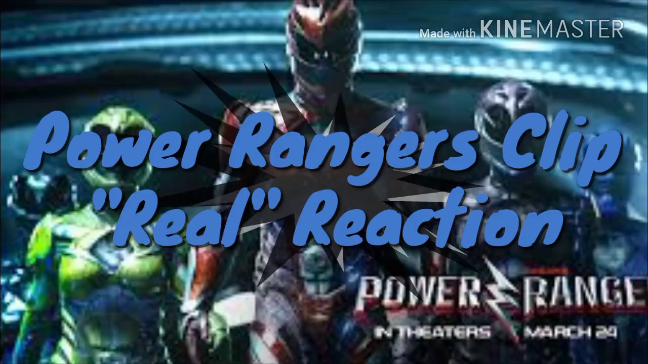 Power Rangers Clip "Real" Reaction - YouTube