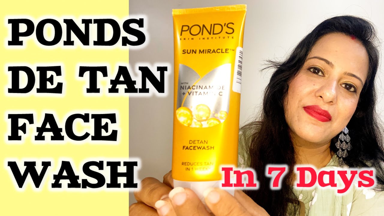 New launch ♥️/Ponds Sun Miracle face wash reduces Tan in 7 days/review ...
