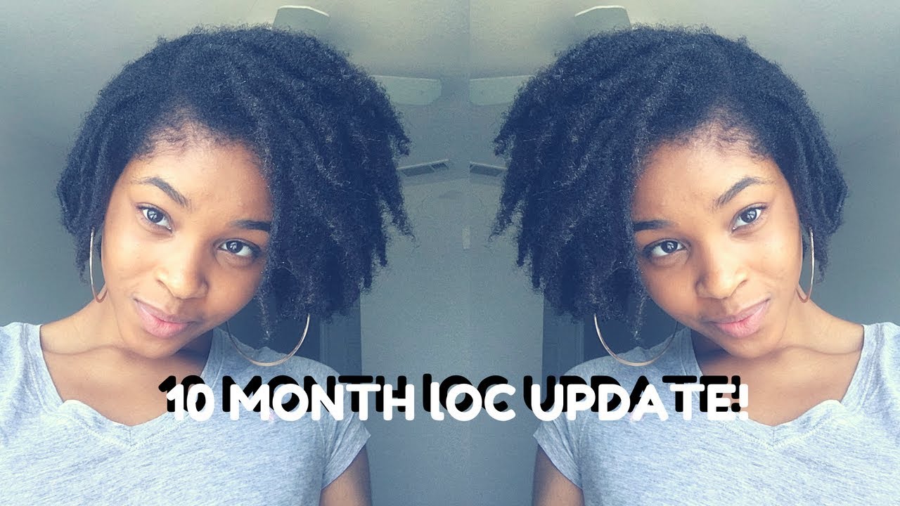 10 Month Update Locs on a Tapered Cut! - YouTube