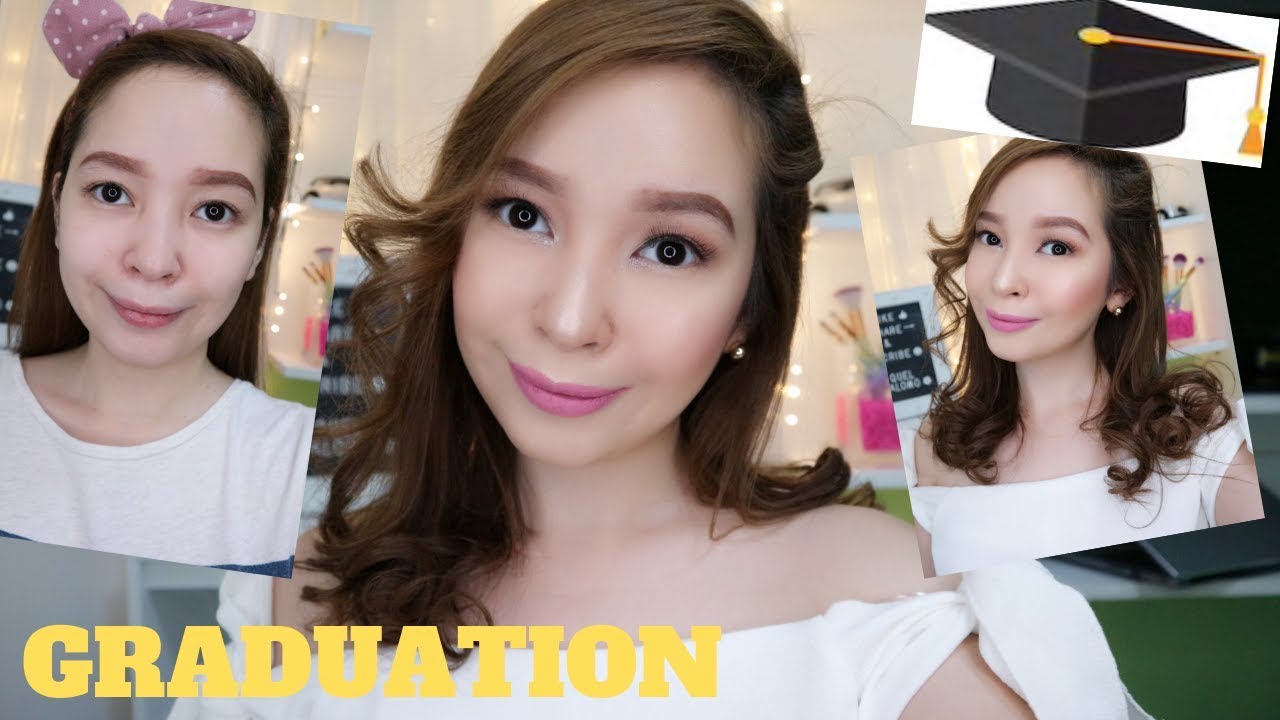 GRADUATION MAKEUP WITH MAYBELLINE | HAIR & MAKEUP TUTORIAL ON ...