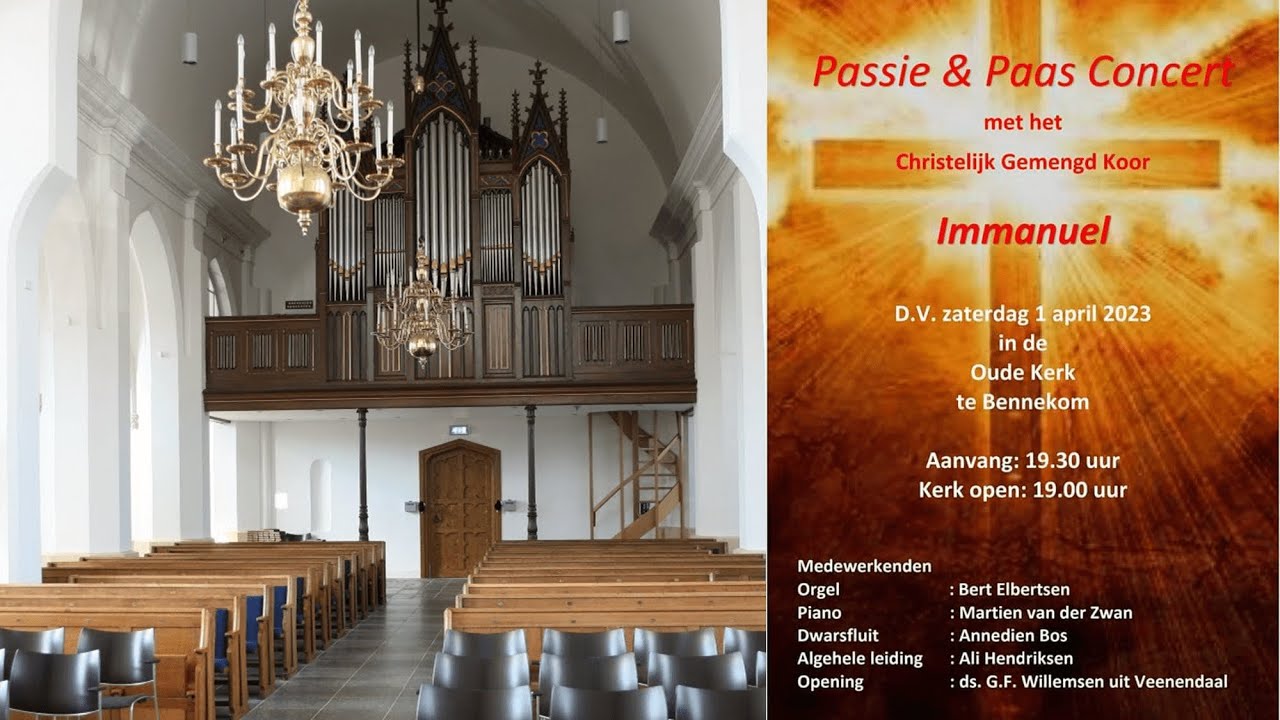 Passie en Paasconcert - Christelijk gemengd koor Immanuel (Zaterdag 01 ...