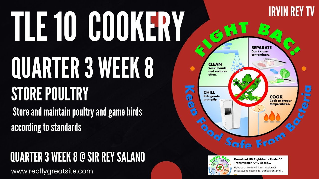 TLE 10 COOKERY QUARTER 3 WEEK 8 STORE POULTRY - YouTube