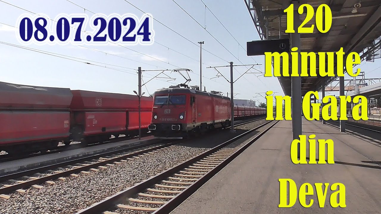 Scurte activitati feroviare in Gara din Deva / 08.07.2024 - YouTube