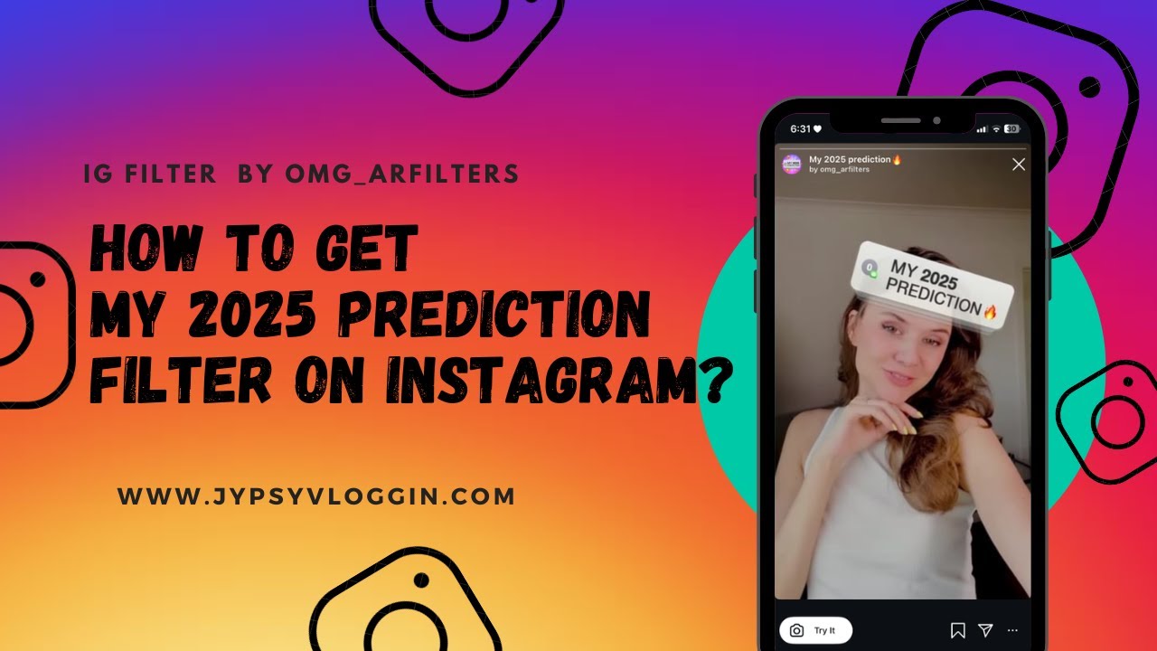 How to get 2025 prediction filter on Instagram - YouTube