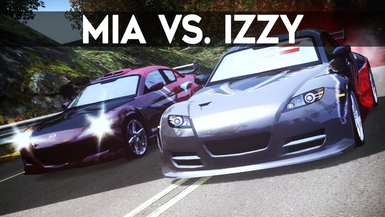 NFS Most Wanted - Mazda RX-8 (Mia) vs. Mazda RX-8 (Izzy) - YouTube