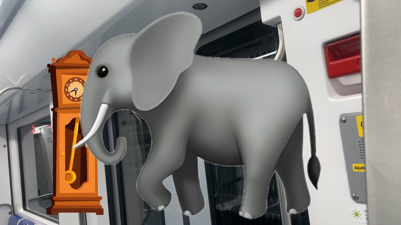 Hickory Dickory Dock Emoji (Super Simple) 🕰️🐁🐍🐿️🐈🐒🐘 | For Baby 0-2 ...