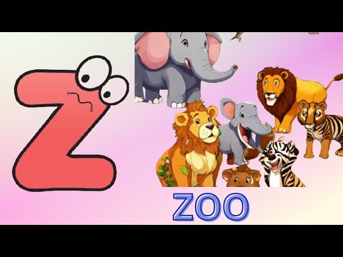 Letter Z | Letter Z with different objects | Kids Rhymes | Rhymes in ...