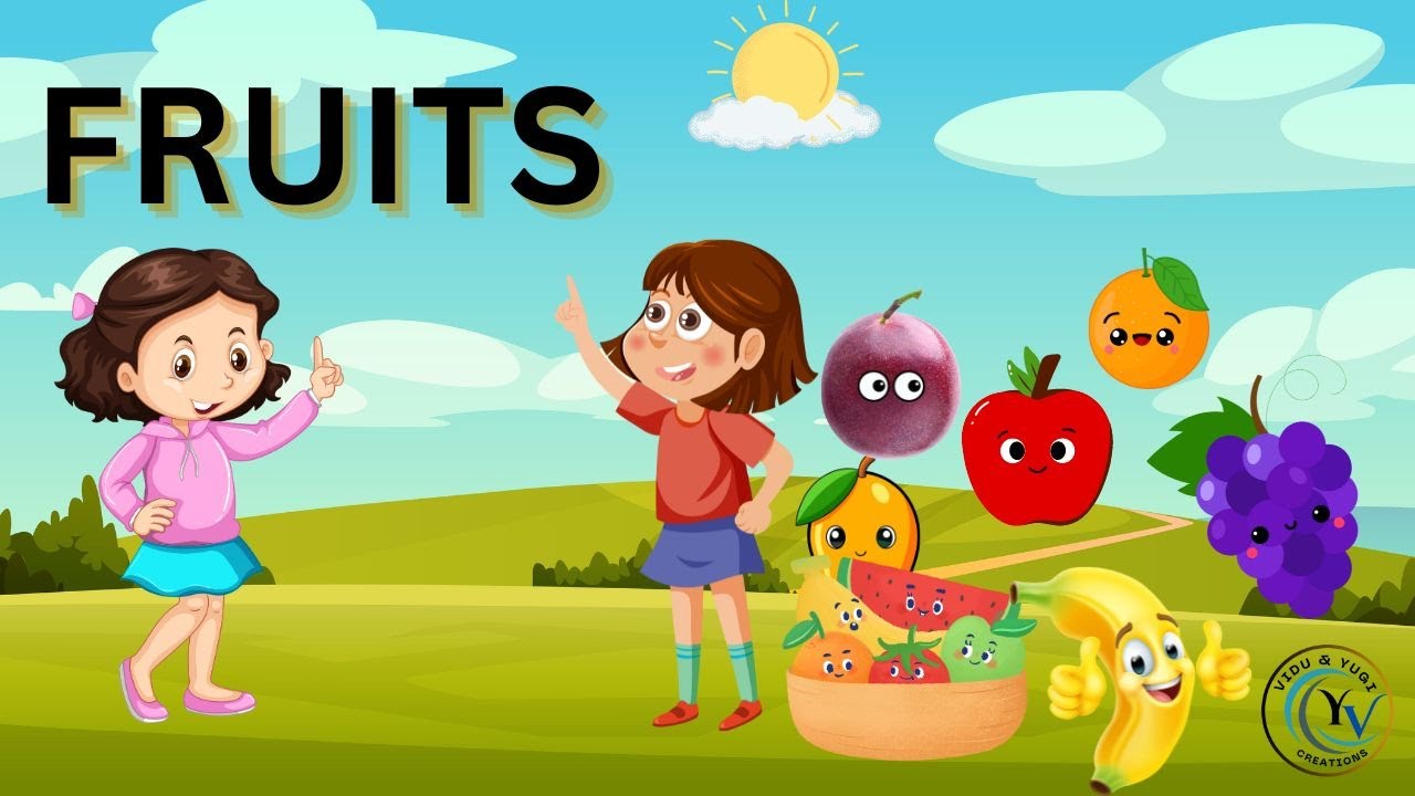 Fruit Names for Toddlers | Learn 15 Fruits with Fun & Easy English ...